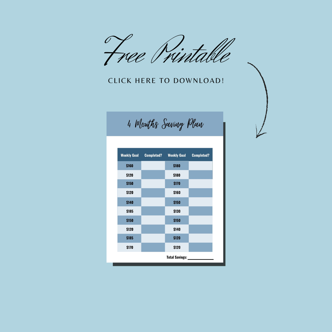 Need A Savings Plan? Try Our Summer Saving Challenge Printable!